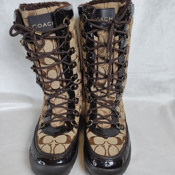 Coach | Shoes | Coach Peggey Khaki Womens Winter Boots | Poshmark